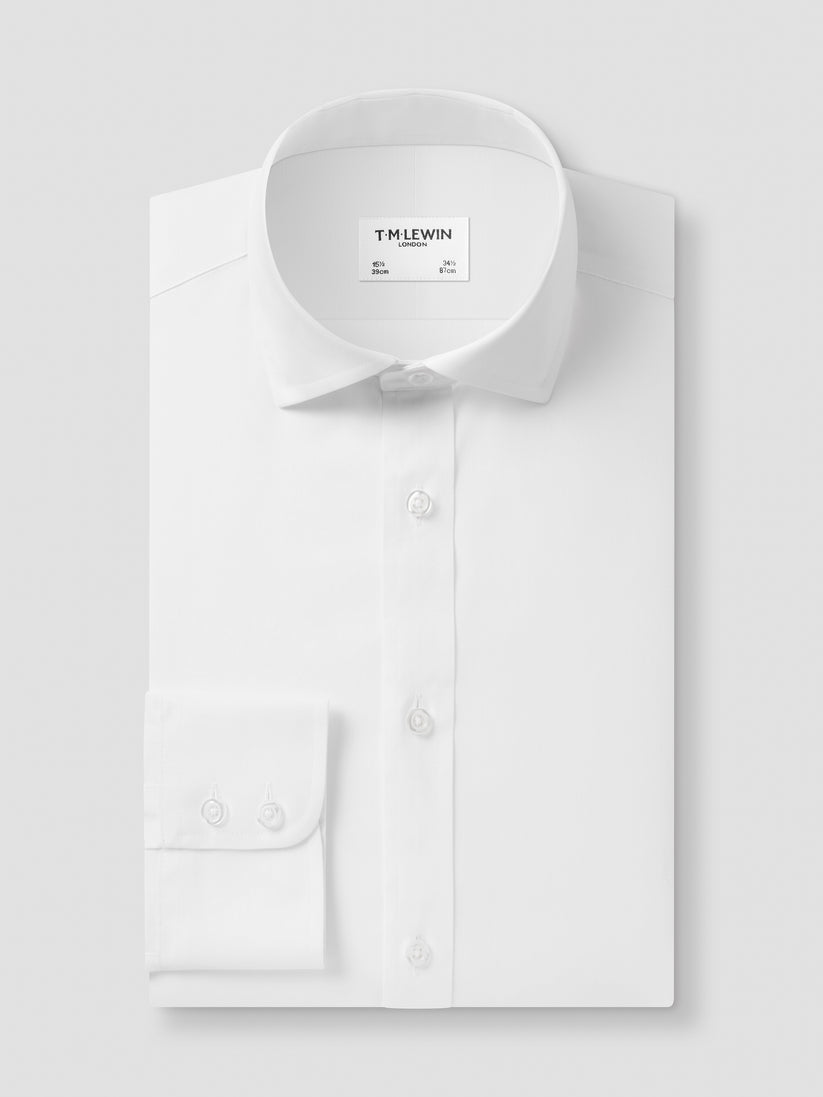 Cutaway Collar Non-Iron Twill – T.M.Lewin