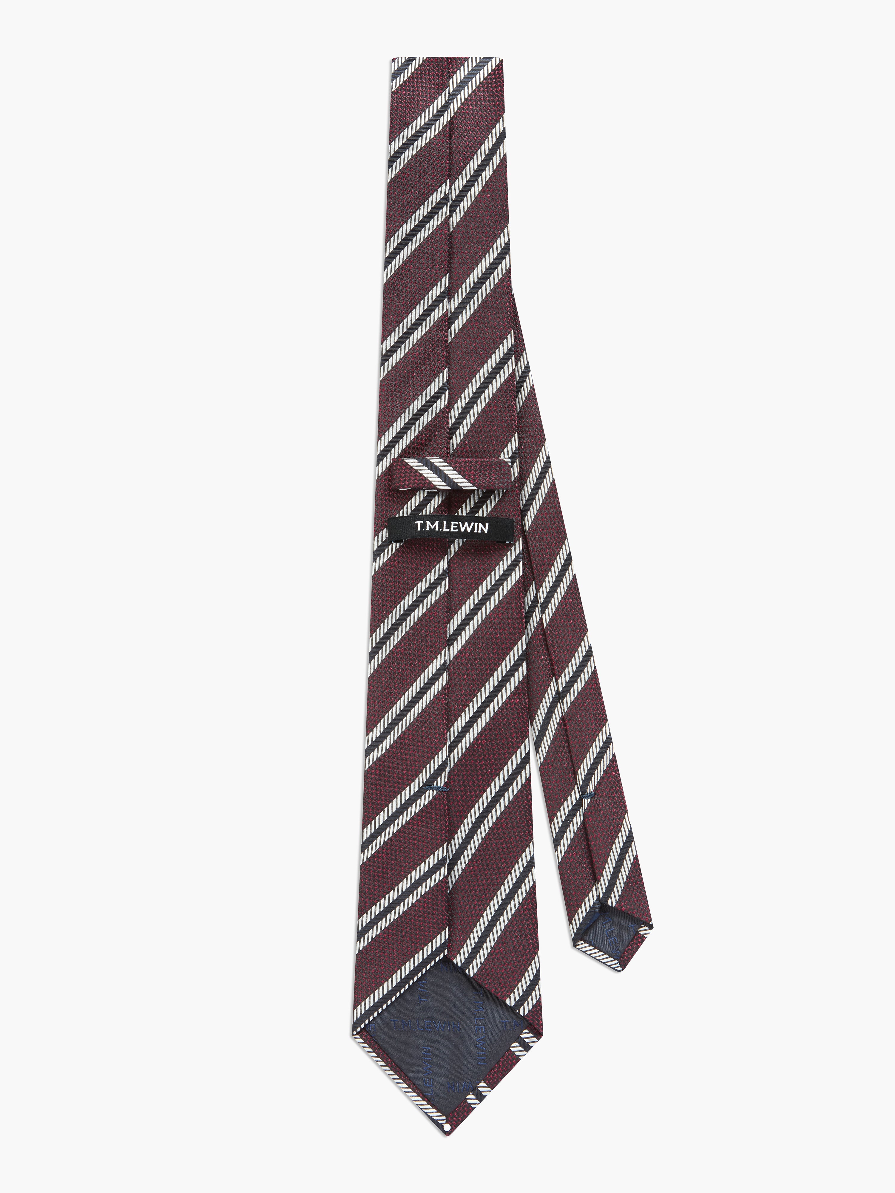 The Textured Stripe Tie – T.M.Lewin