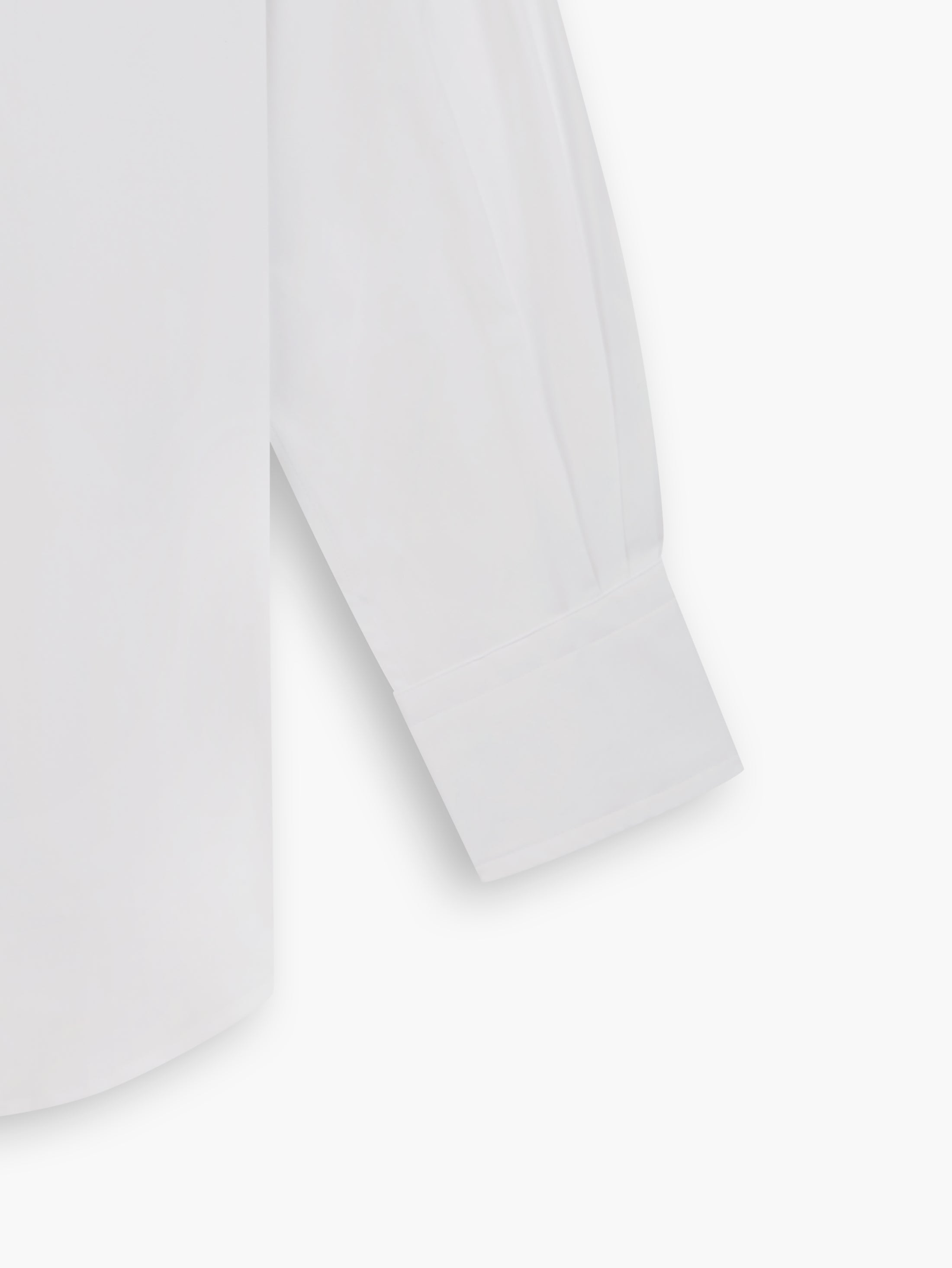 White Poplin Stretch Slim Fit Single Cuff Shirt – tmlewinuk