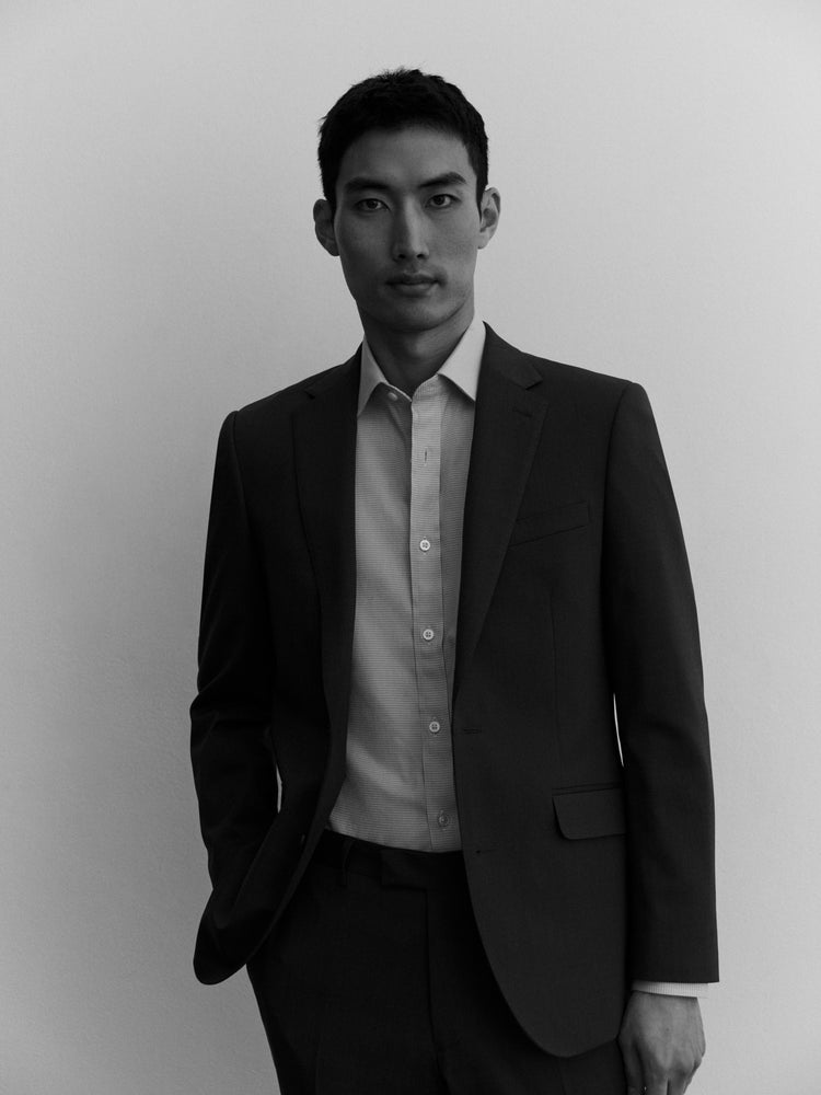 Adam Essentials Slim Fit Denim Blue Jacket