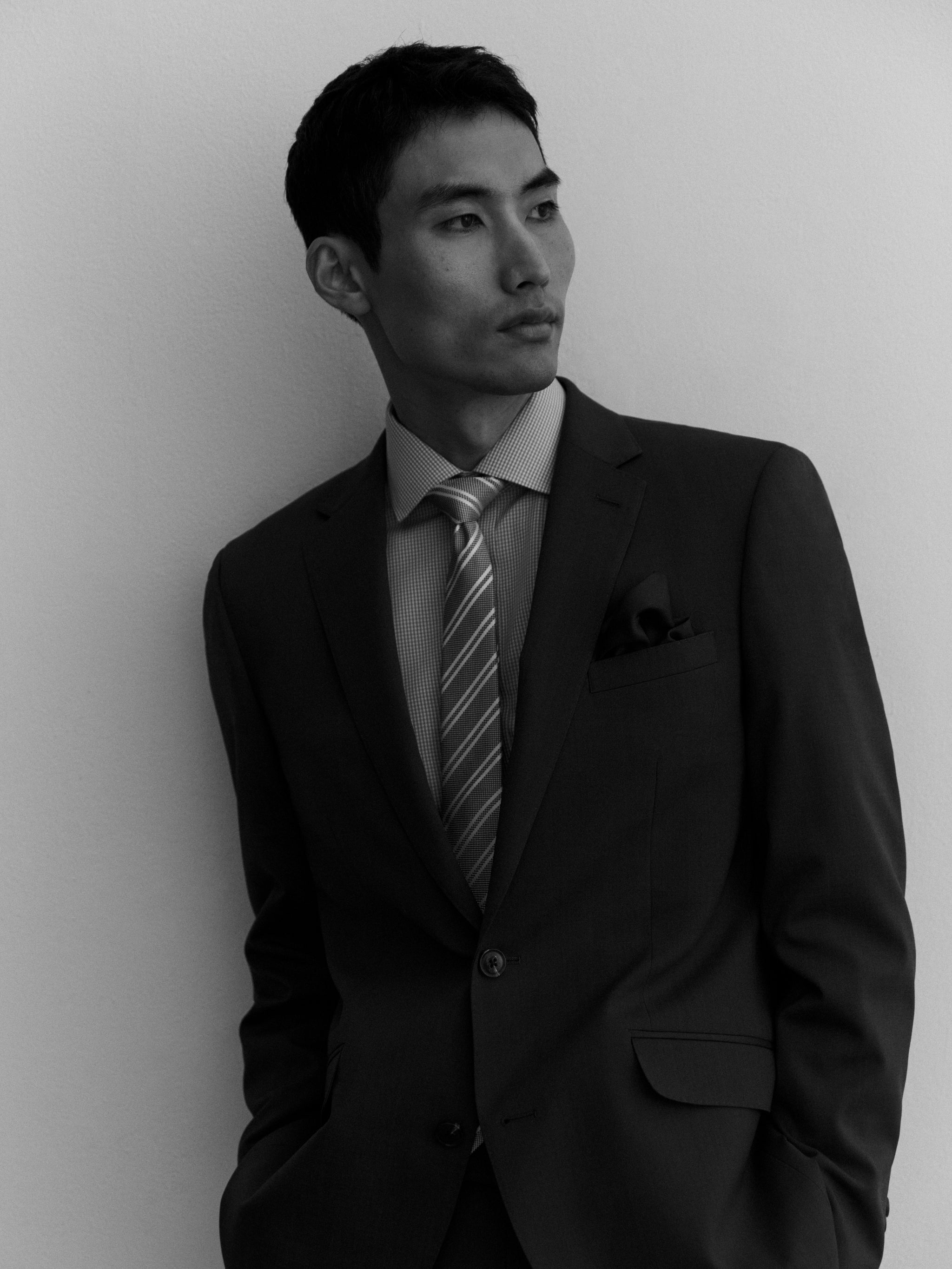 Adam Essentials Slim Fit Denim Blue Jacket