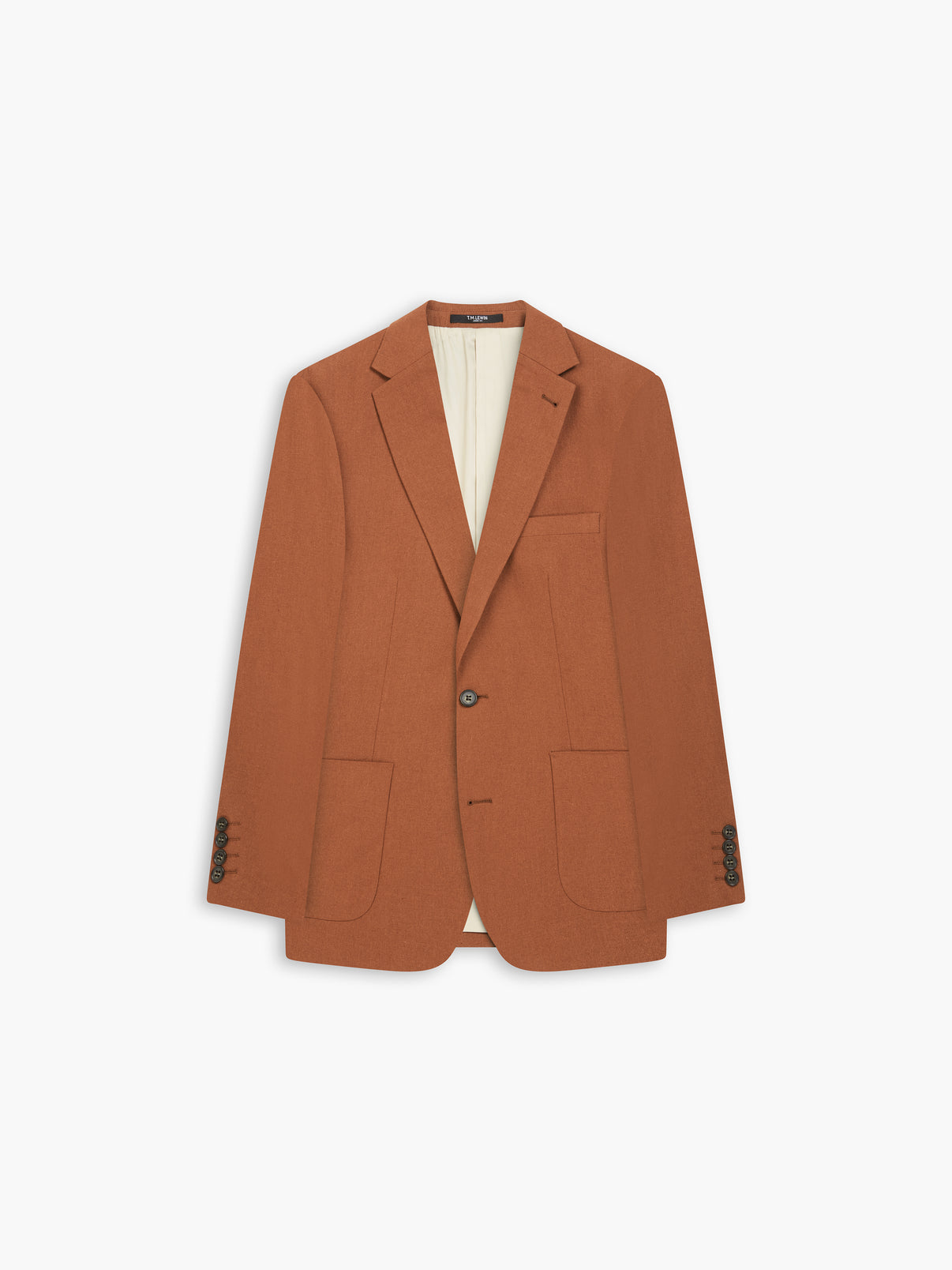 Piccadilly Linen Slim Rust Suit Jacket – T.M.Lewin
