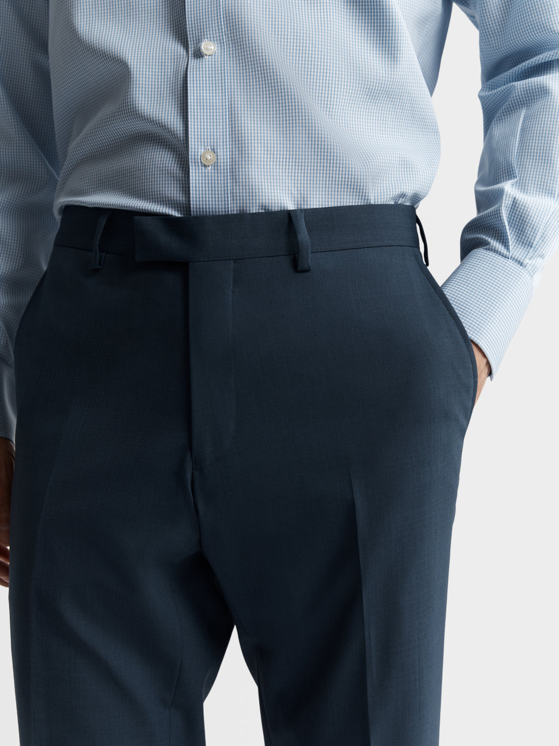 Adam Denim Blue Trousers