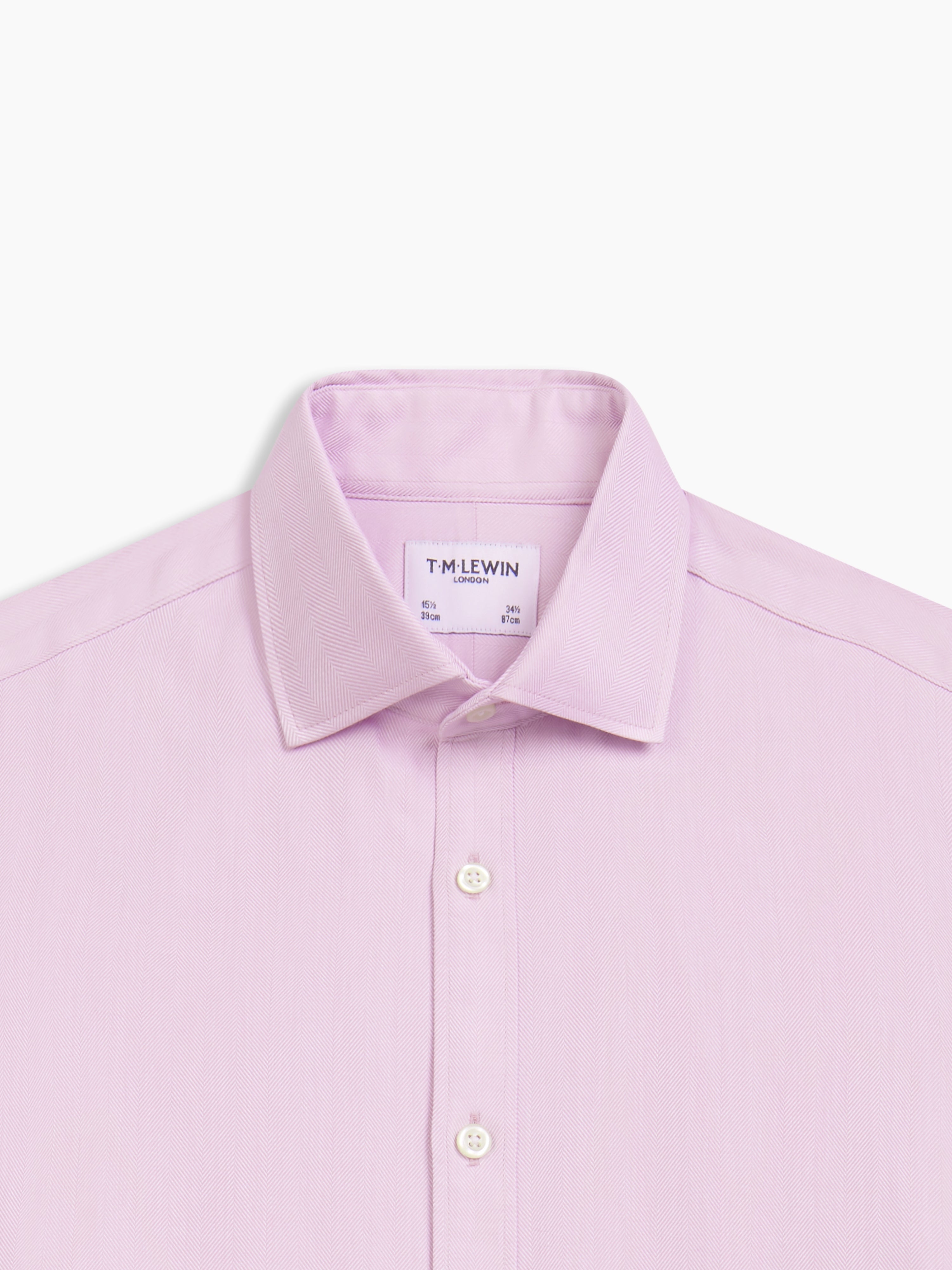 The Non-Iron Herringbone Shirt – T.M.Lewin